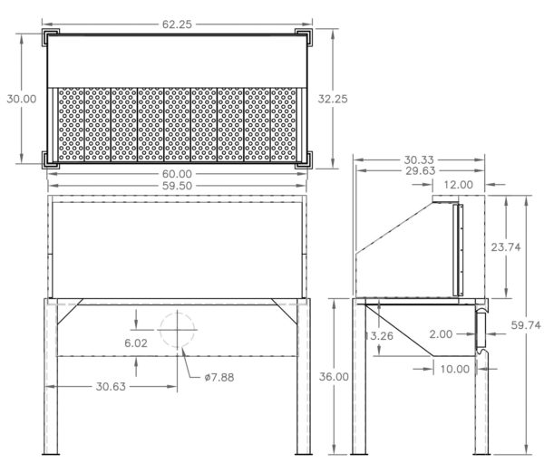 Remote/Ducted Downdraft Tables • DownDraft.com